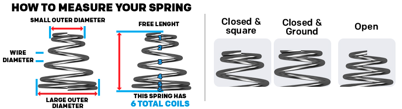 Stock Conical Tapered Compression Springs