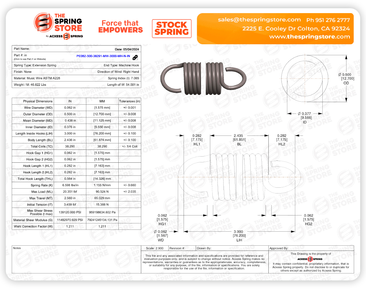 Find the Right Extension Spring with Spring Finder 5.0