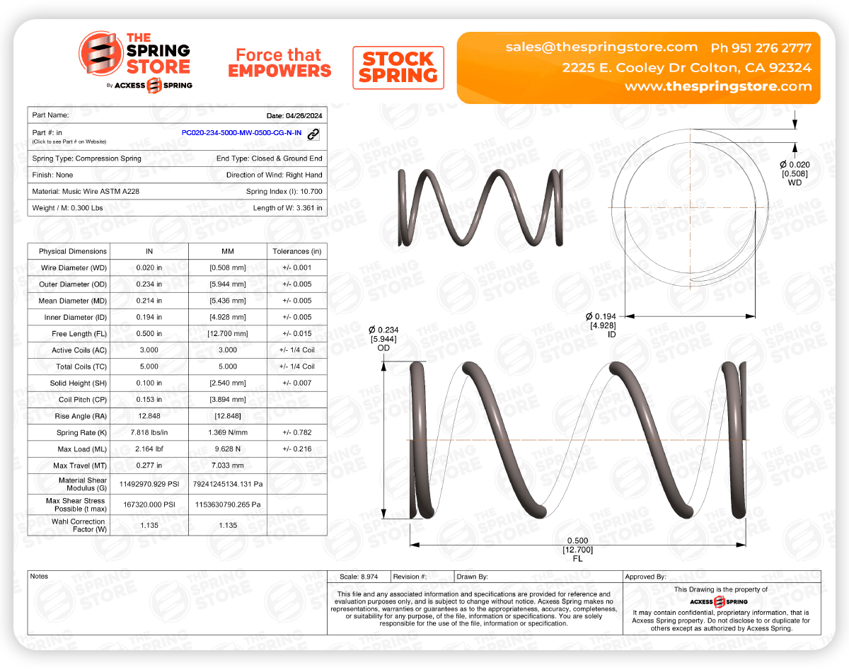 Find the Right Compression Spring with Spring Finder 5.0