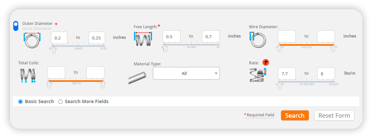 Find the Right Compression Spring with Spring Finder 5.0